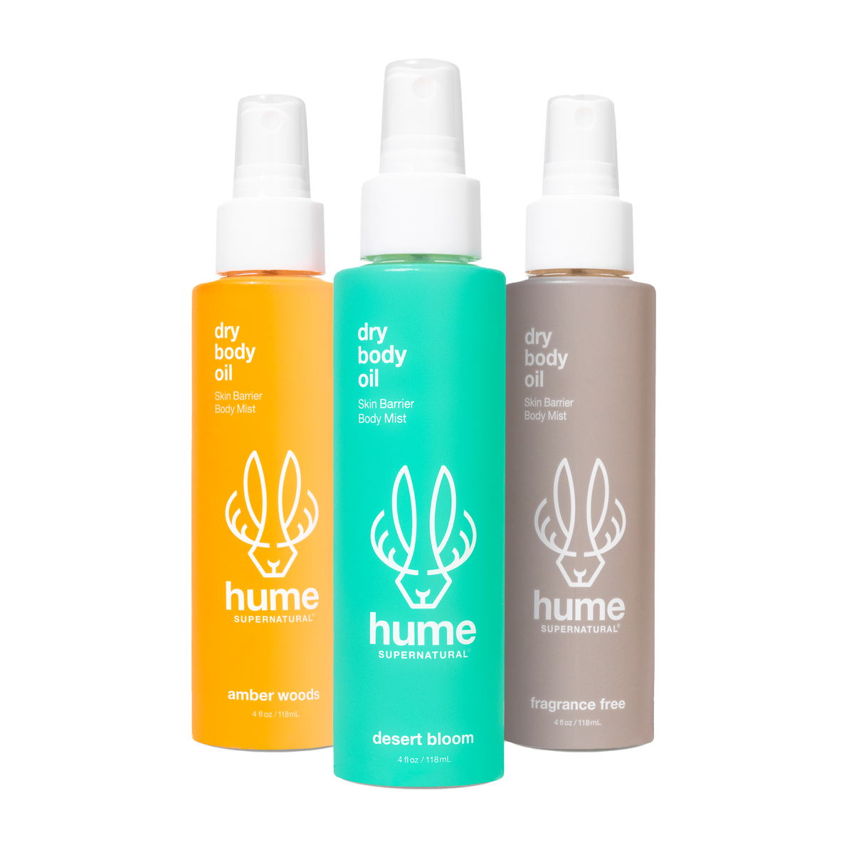 Dry Body Oil Mist Trio – Hume Supernatural